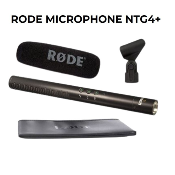 Jual Rode NTG4+ /NTG 4+ / NTG-4+ Shotgun Condenser Microphone with ...