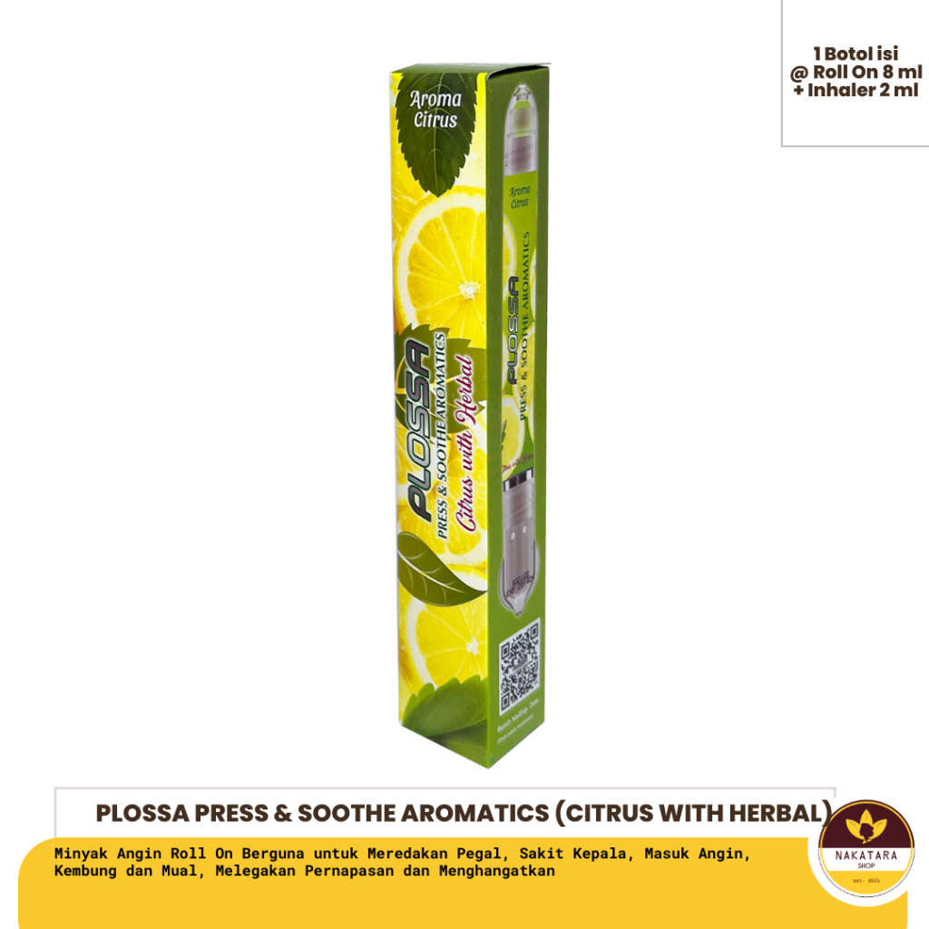 Jual PLOSSA ROLL ON DAN INHALER MINYAK ANGIN AROMATHERAPY 10ML | Shopee ...