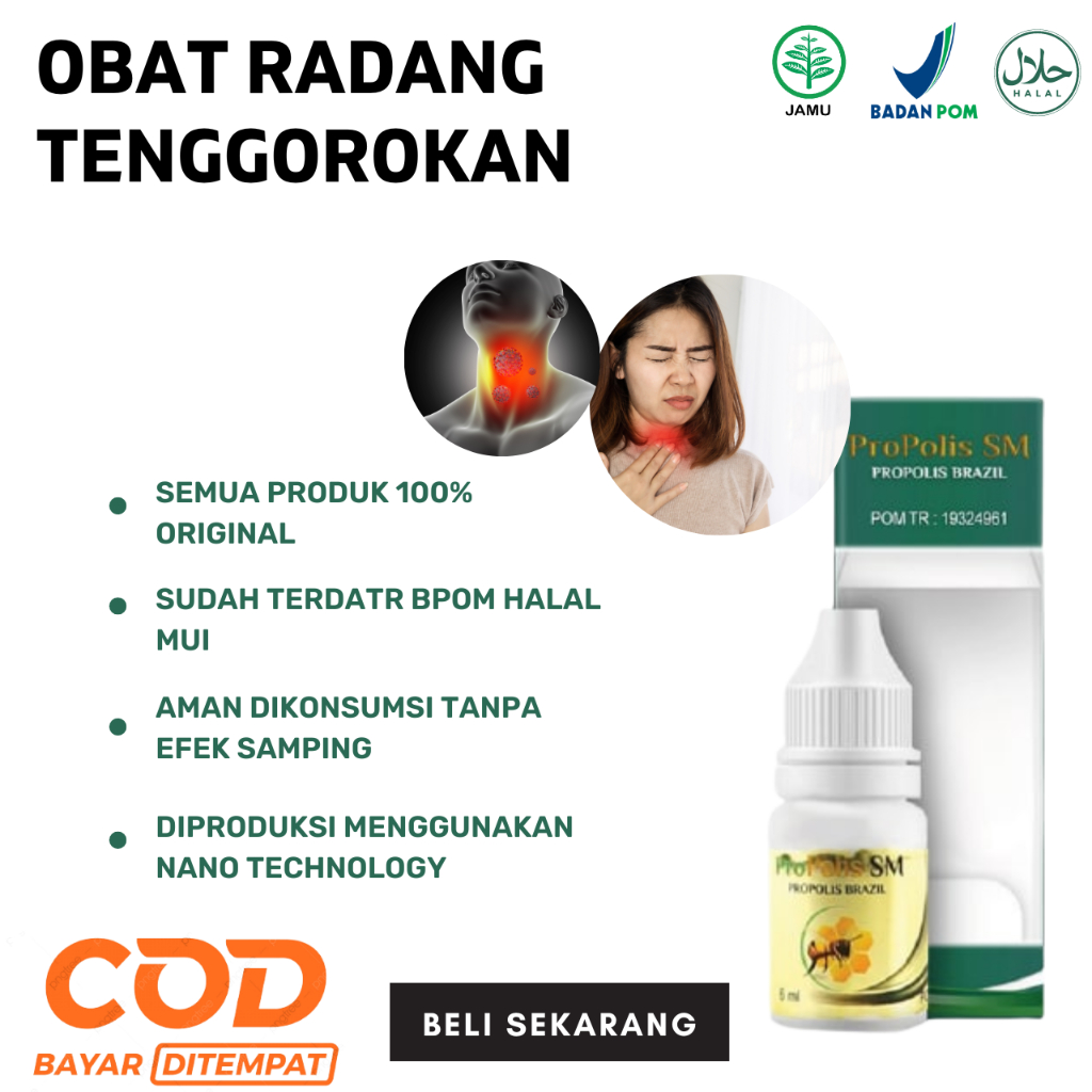 Jual Propolis SM - Obat Radang Tenggorokan Dan Amandel, Obat Tenggorokan Gatal, Obat Amandel ...