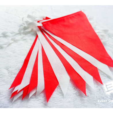 Jual BENDERA HIAS SEGITIGA / BENDERA HUT RI / BUNTING FLAG HUT / BENDERA CARNAVAL MERAH PUTIH ...