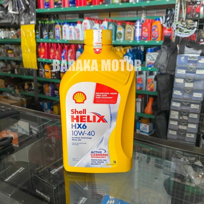 Jual Oli Shell Helix Hx6 10W-40 (1L) | Shopee Indonesia