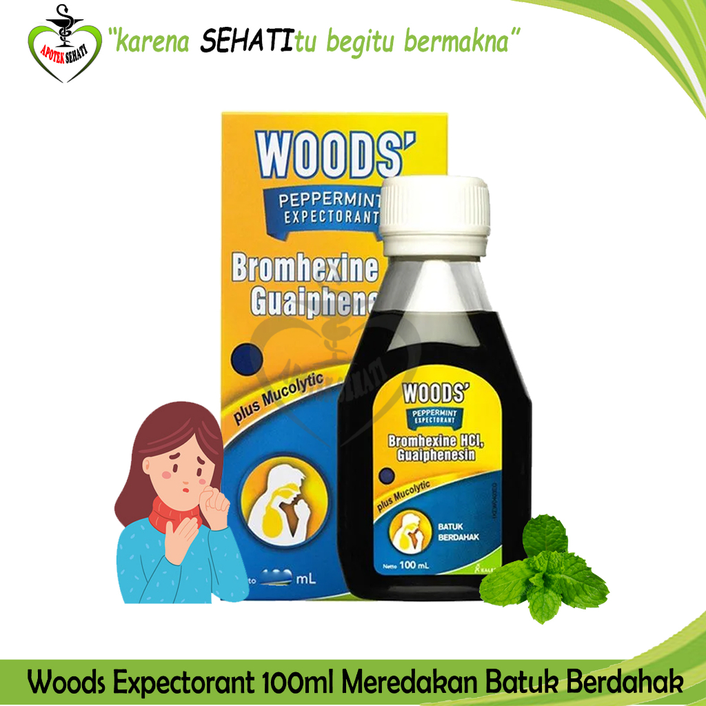 Jual All Varian Sirup Woods Expectorant dan Antitussive Obat Batuk ...