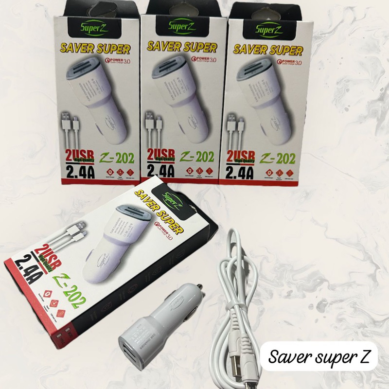 Jual SAVER MOBIL SUPER Z MICRO DAN TYPE C DUAL PORT USB | Shopee Indonesia