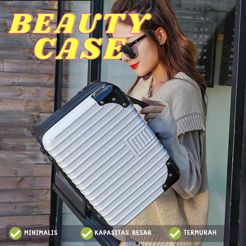 Jual Beauty Case Luxes Koper Make Up Ukuran 14 Inch Luxes Travel ...