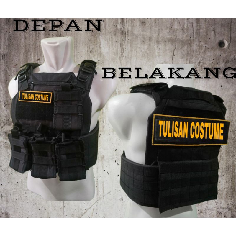 Jual ROMPI ANGIN TACTIKAL/BODY VEST TACTICAL POLISI/BRIMOB/SABHARA ...