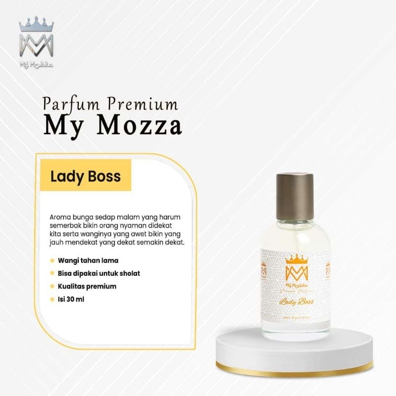 Jual Original 100% Premium parfum ori Mymozza 30ml tidak berbekas di baju non alkohol wangi ...