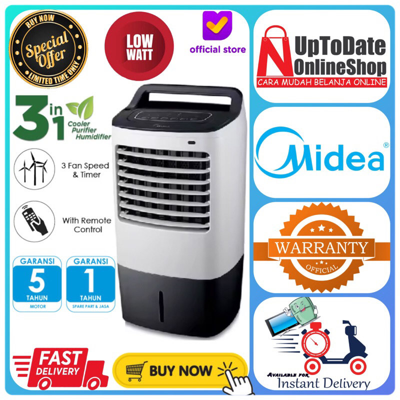 Jual AIR COOLER MIDEA 10L AC120-16AR AC120-16F AC120-16 SUPER LOW WATT ...