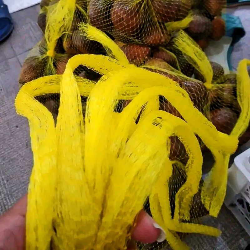 Jual 10 meter Polynet jaring buah, kantong jaring buah satu iket 10 ...