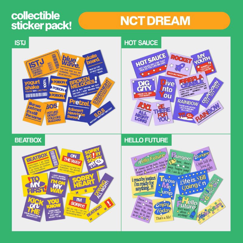 Jual HELLOJOYAIM - NCT NEO CULTURE DREAM COLLECTIBLE STICKER PACK ...