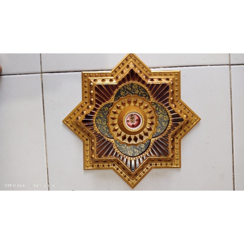 Jual piting lampu plafon bahan PVC tebal sarang lampu diameter 30 cm ...