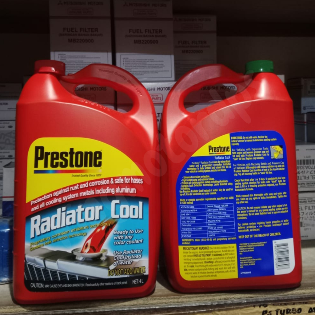 Jual KMD| Air Radiator/ Radiator Coolant /Air Coolant Prestone 4Liter ...