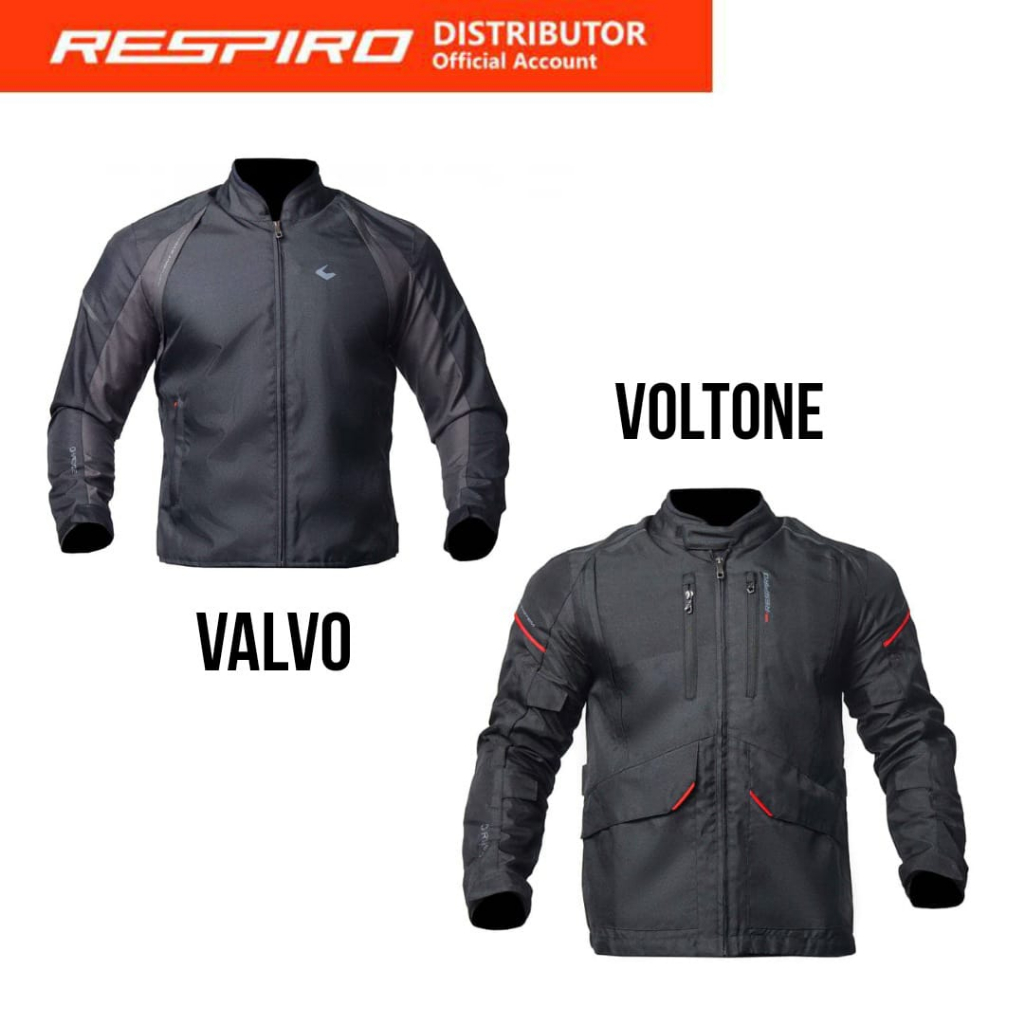 Jual Jaket Motor Pria RESPIRO VALVO - VOLTONE Windbreaker Riding Daily ...