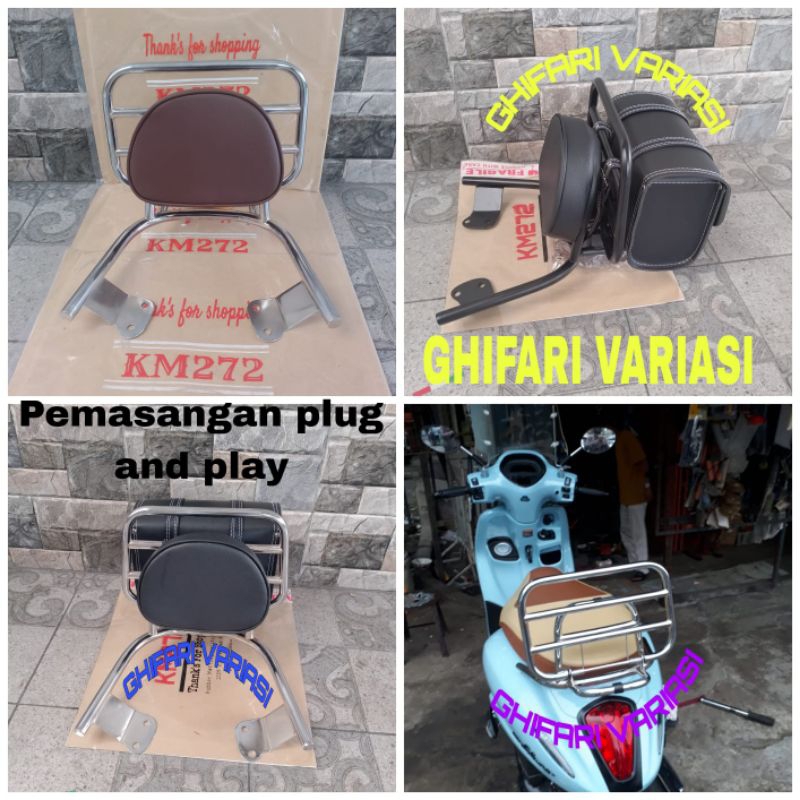 Jual Behel Rak Bagasi Back rack Motor Yamaha Grand Filano, Fazzio ...