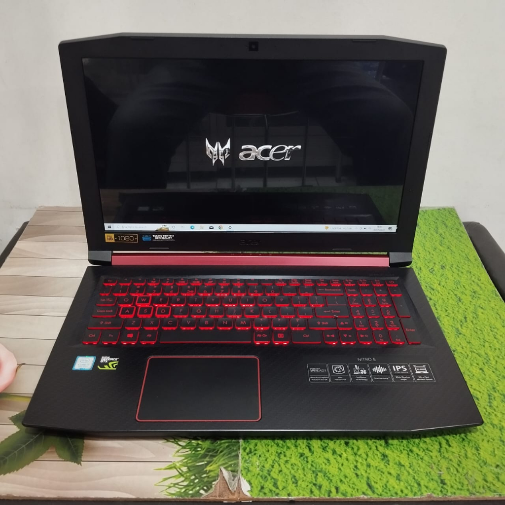 Jual Laptop Gaming Acer Nitro 5 Core i7 gen 8 RAM 8GB SSD 128GB HDD 1TB ...