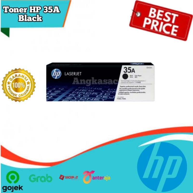 Jual Toner HP 35A Black Original LaserJet Cartridge (CB435A) | Shopee ...