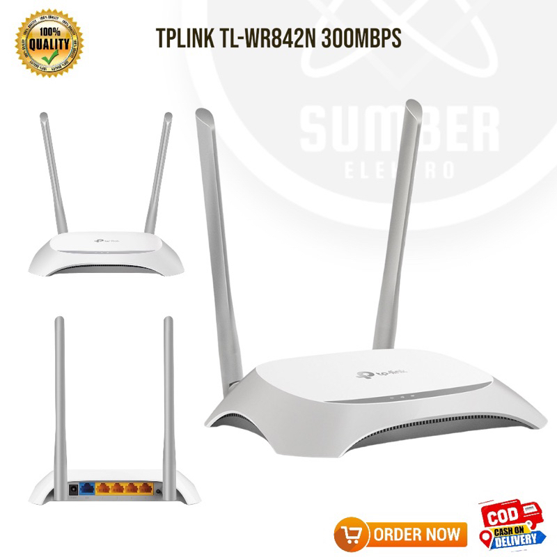 Jual TPLINK TL-WR840N 300MBPS WIRELESS ROUTER DAN TPLINK TL-WR842N ...