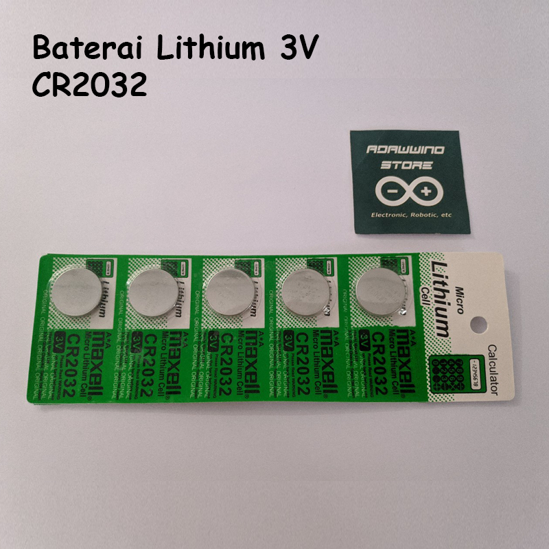 Jual Baterai CR2032 Batrai CMOS 3V Lithium Battery CR 2032 | Shopee Indonesia