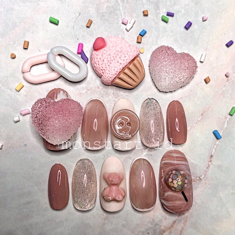 Jual Custom Nails Yupi Monstart_id | Shopee Indonesia