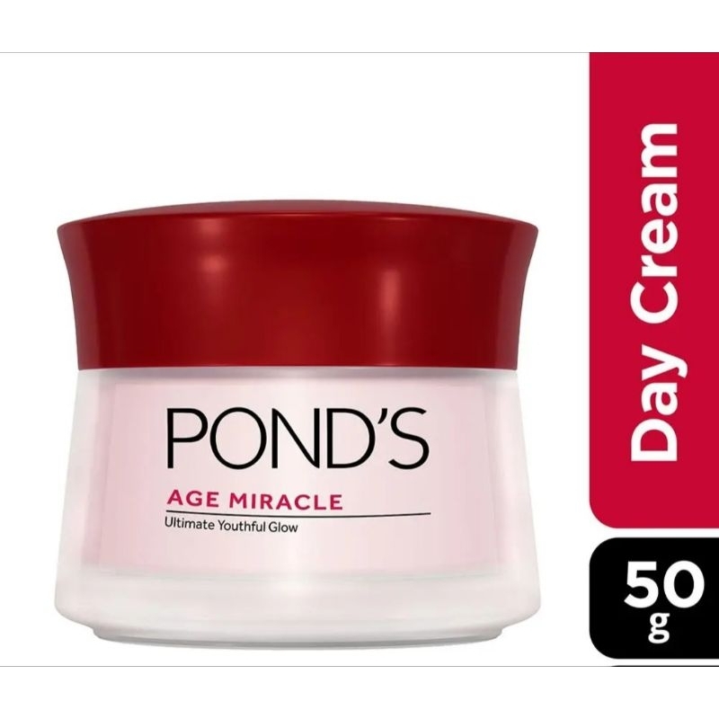 Jual Ponds Age Miracle Day Cream Ultimate Youthful Glow Spf 18PA++ 50g ...