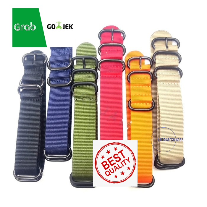 Jual Tali Nato Strap Nato Tali Zulu Strap Zulu Tali Bahan Strap Bahan ...