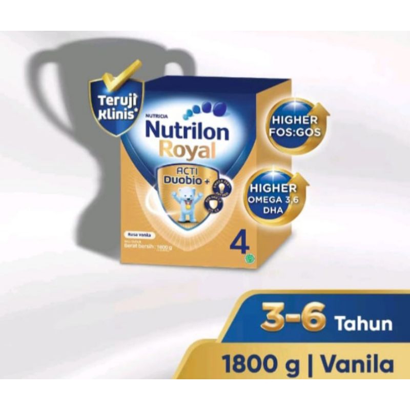 Jual Nutrilon Royal 4 Vanila/Madu 1800 gram (exp 2026) | Shopee Indonesia