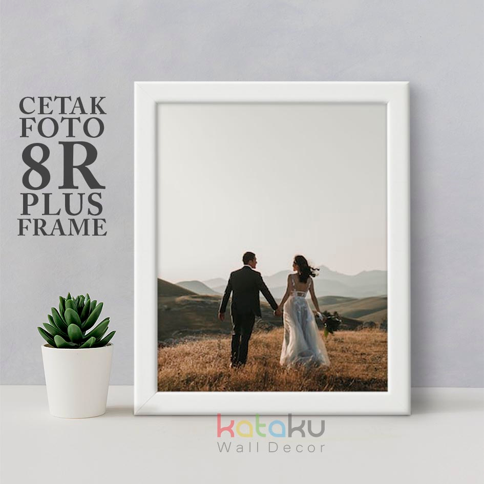 Jual Paket Cetak Foto 8R 8RP Frame Foto Minimalis Bingkai Pigura Foto ...