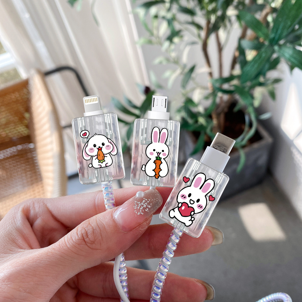 Jual Pelindung Ujung Kabel Charger Protector Carger HP Cable Data ...