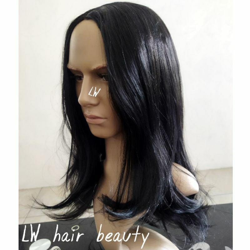 Jual Wig Rambut Palsu Pria Panjang Gondrong | Shopee Indonesia