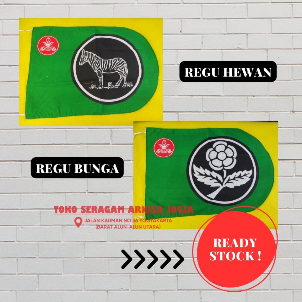Jual [MURAH] Bendera Regu Hizbul Wathan | Bendera Regu Hewan | Bendera ...