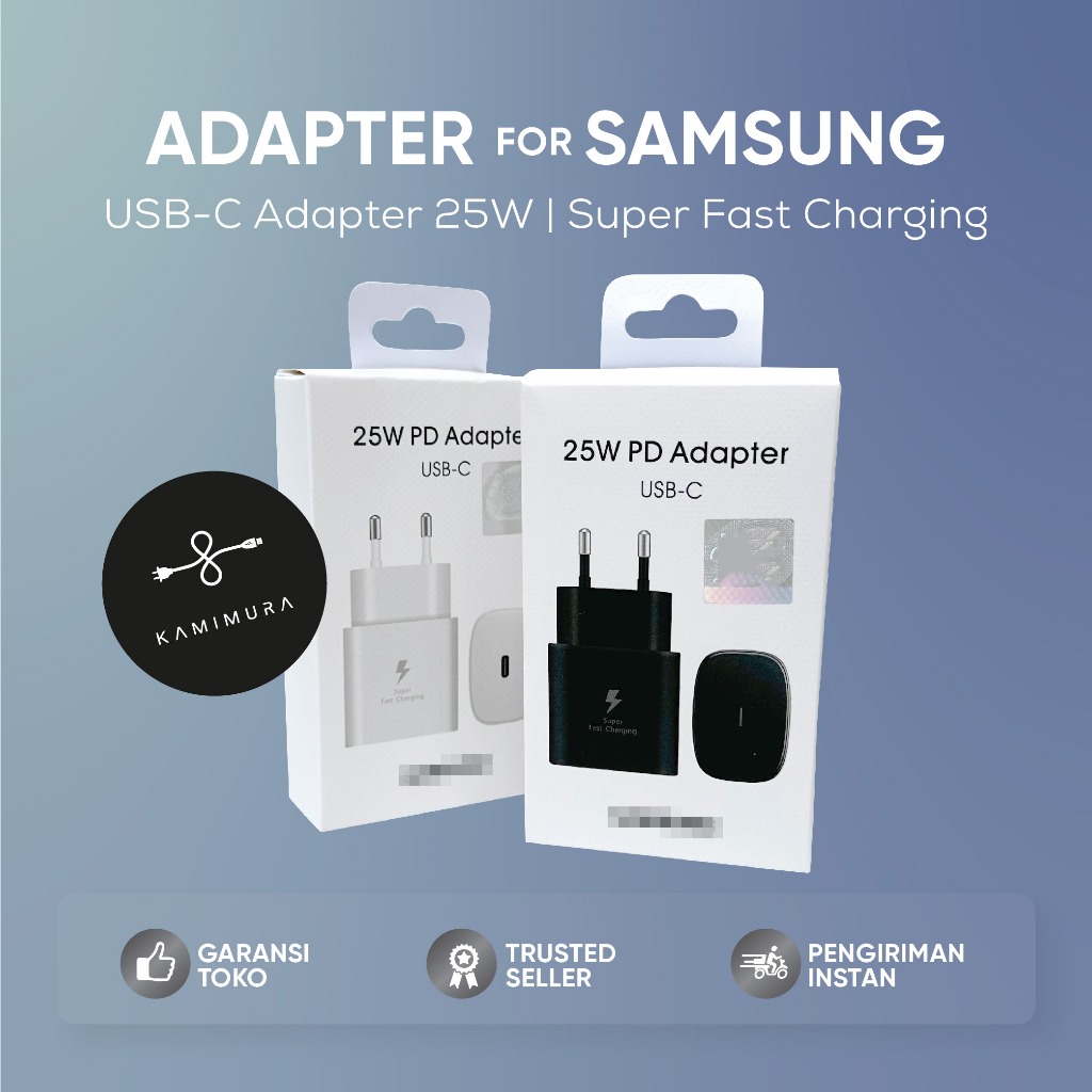 Jual ADAPTER FOR SAMSUNG 25 WATT TYPE C TO TYPE C USB C SUPER FAST ...