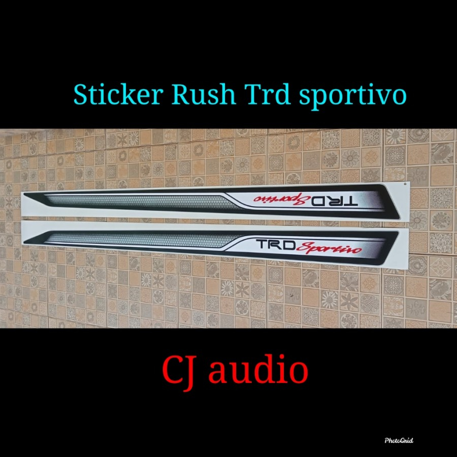 Jual sticker striping mobil toyota rush trd sportivo | Shopee Indonesia