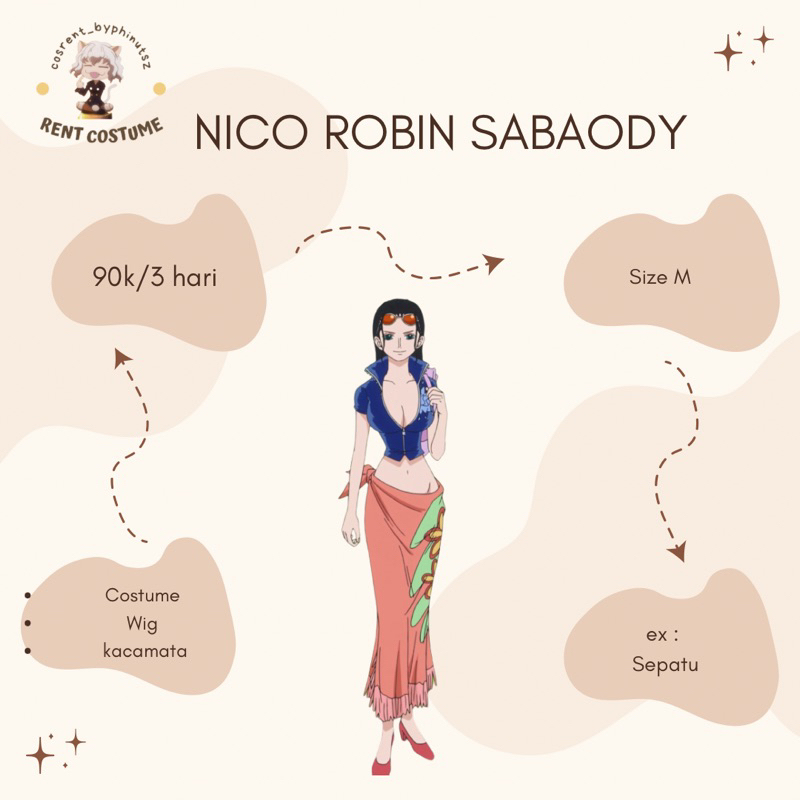 Jual RENTAL NICO ROBIN SABAODY | Shopee Indonesia
