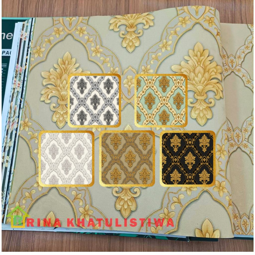Jual Wallpaper Dinding Premium Batik Klasik Baru | Wallpaper Vinyl ...