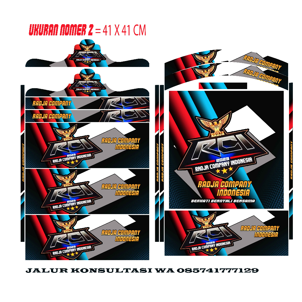 Jual STIKER DECAL RCI STIKER DECAL SANGKAR KHOSAN RADJA DECAL KANDANG ...