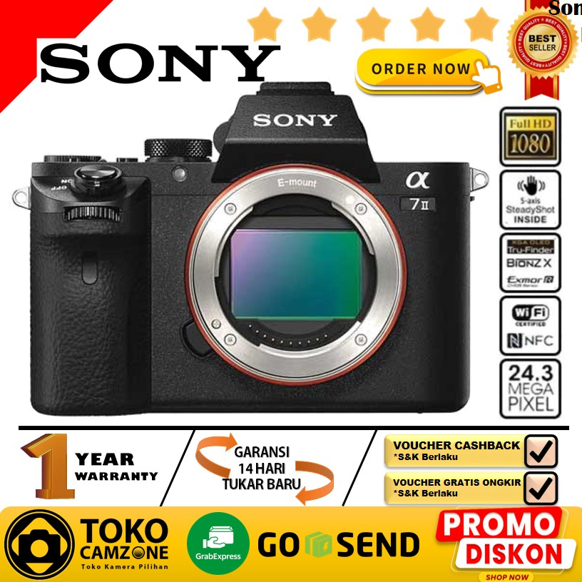 Jual Sony Alpha A7 II Body Only - GARANSI RESMI | Shopee Indonesia