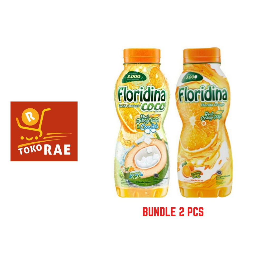 Jual Floridina orange / coco 350ML bundle 2pcs | Shopee Indonesia