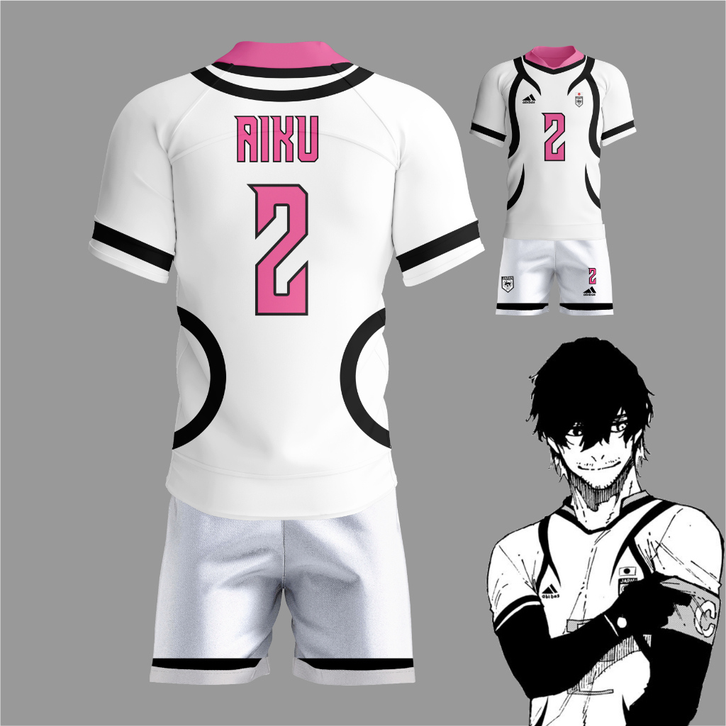 Jual Jersey Anime Cosplay Blue Lock U20 Oliver Aiku Full Set | Shopee ...