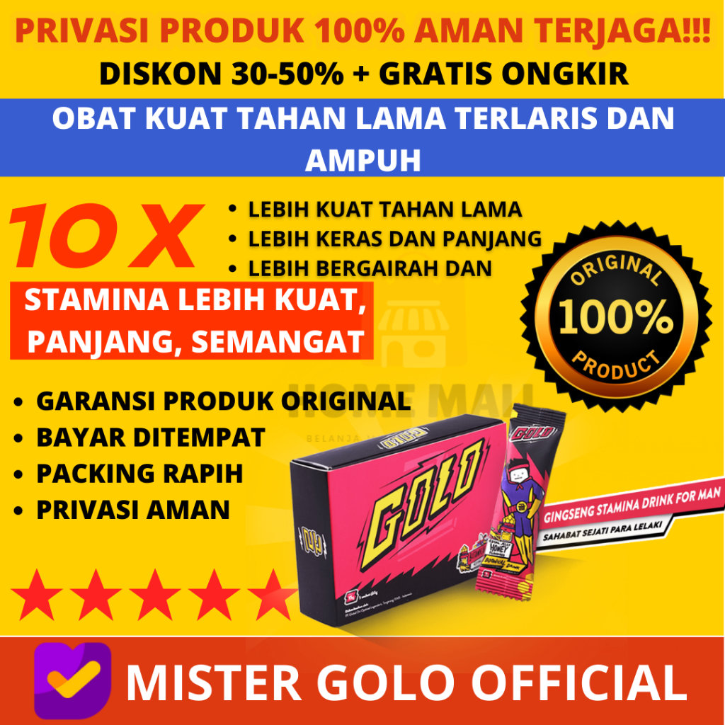 Jual Mister Golo Ginseng 1 Box Isi 5 Sachet | Golo Sachetan | Serbuk ...