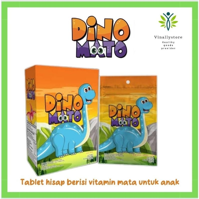 Jual DINO MATO Tablet hisap Vitamin Mata Anak Sachet (vitamin mata ...