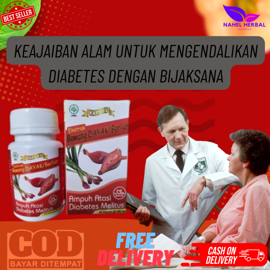 Jual Terbaik Jaga Gula Darah Dengan Kapsul Bawang Dayak - Suplemen ...