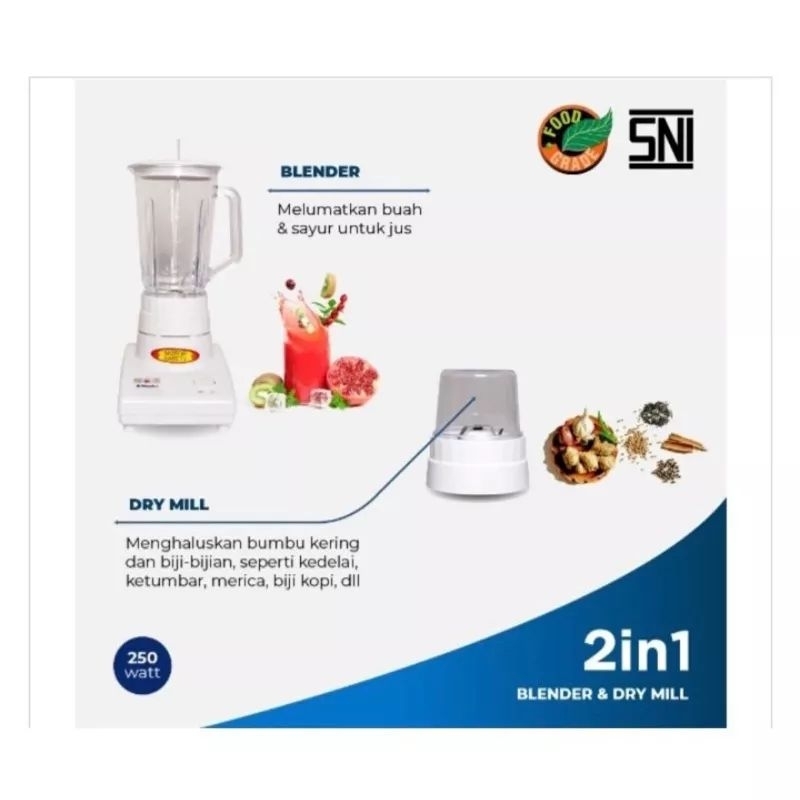 Jual BLENDER MIYAKO BL 101 GS KACA PUTIH | Shopee Indonesia