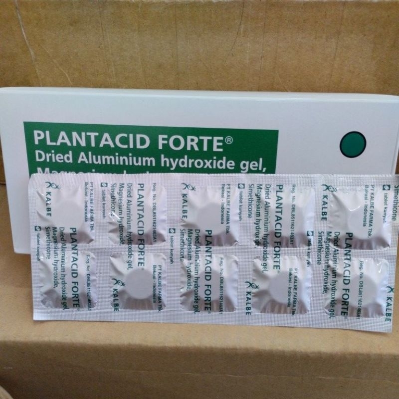 Jual Plantacid Forte Strip Isi 10 Tablet / Obat Maag/ Asam Lambung ...
