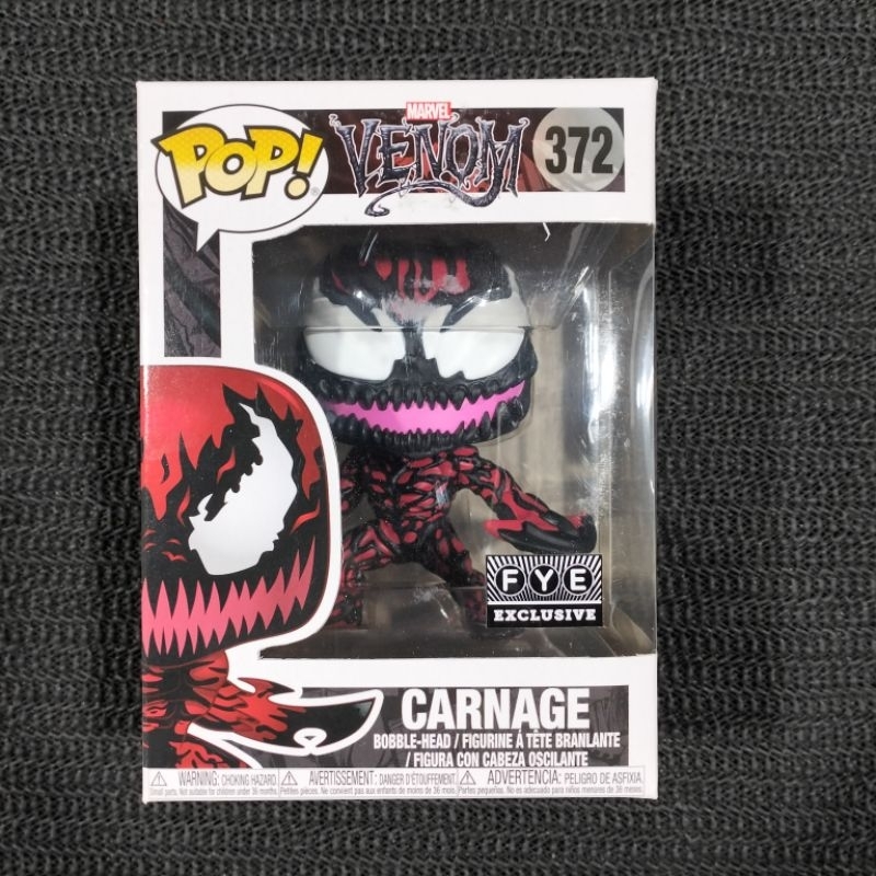 Jual Funko Pop! Marvel Venom: Carnage (Axe Hands) #372 (FYE Exclusive) | Shopee Indonesia