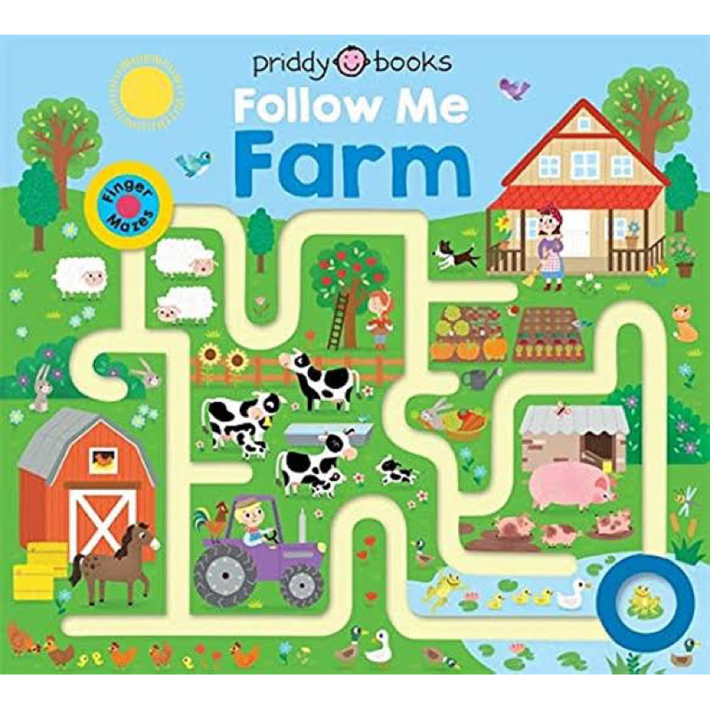 Jual priddy books follow me farm finger mazes tracing book buku tracing ...