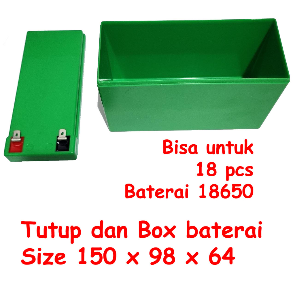 Jual Box Diy Baterai AKI RaKitan Lithium ion Lion 18650 12V 24V 36V 48V ...