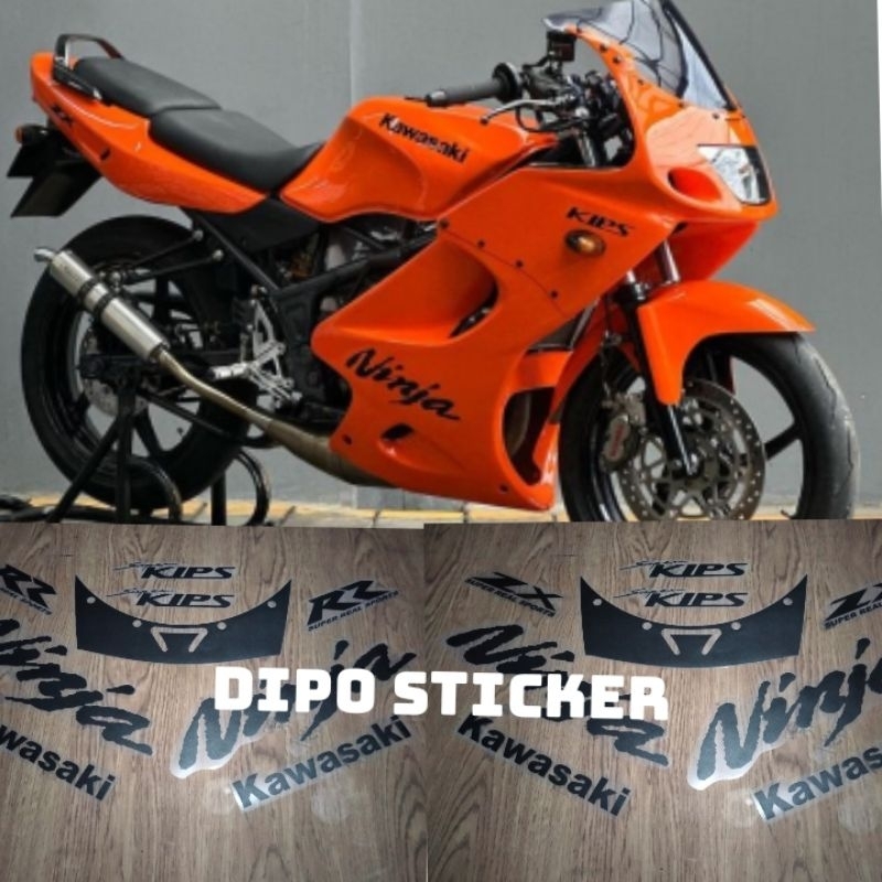 Jual sticker striping ninja rr old variasi simpel dan elegan transparan ...