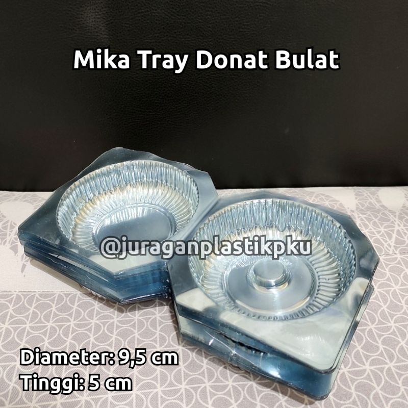 Jual Mika Tray Donat Bulat | Kemasan Packaging Donut isi 50 pcs ...