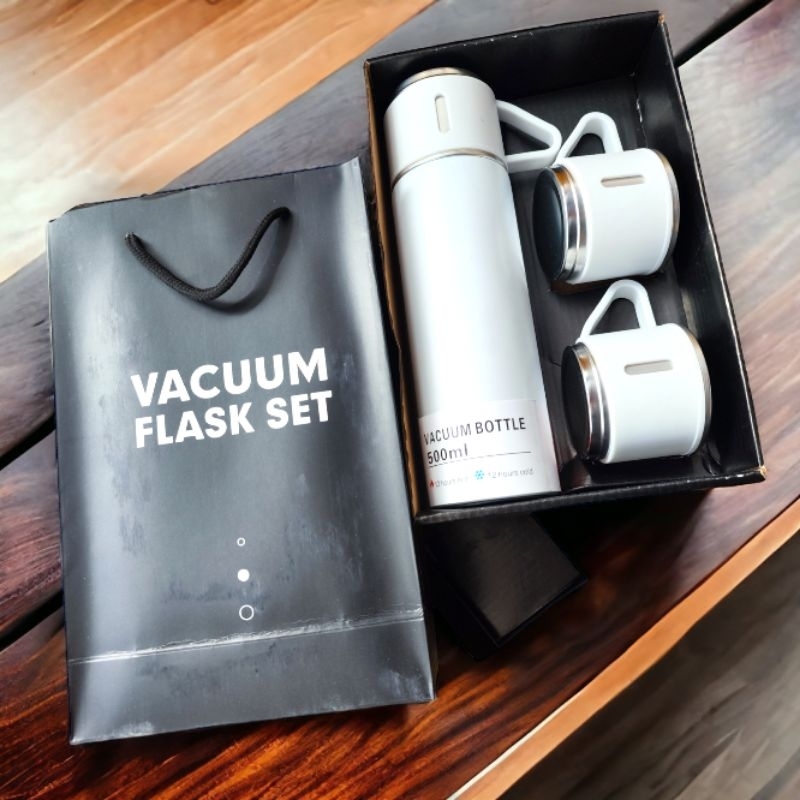 Jual BELLA - TERMOS SULTAN VACUUM FLASK SET 3IN1 - THERMOS VACUUM 500ML ...