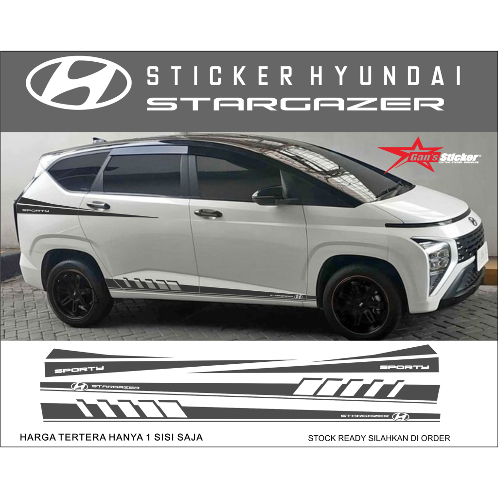 Jual sticker hyundai stargazer aksesories hyundai stargazer | Shopee ...