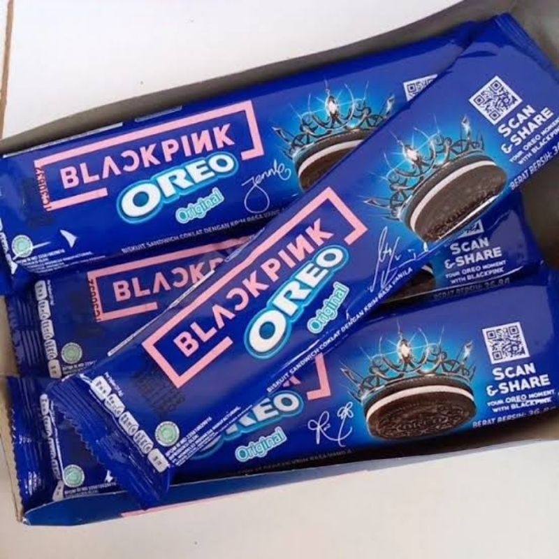 Jual Oreo BlackPink rasa original - isi 4 keping | Shopee Indonesia